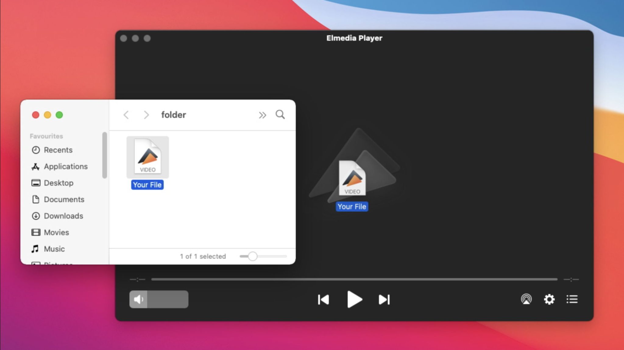 How to loop a video on Mac | Elmedia Player