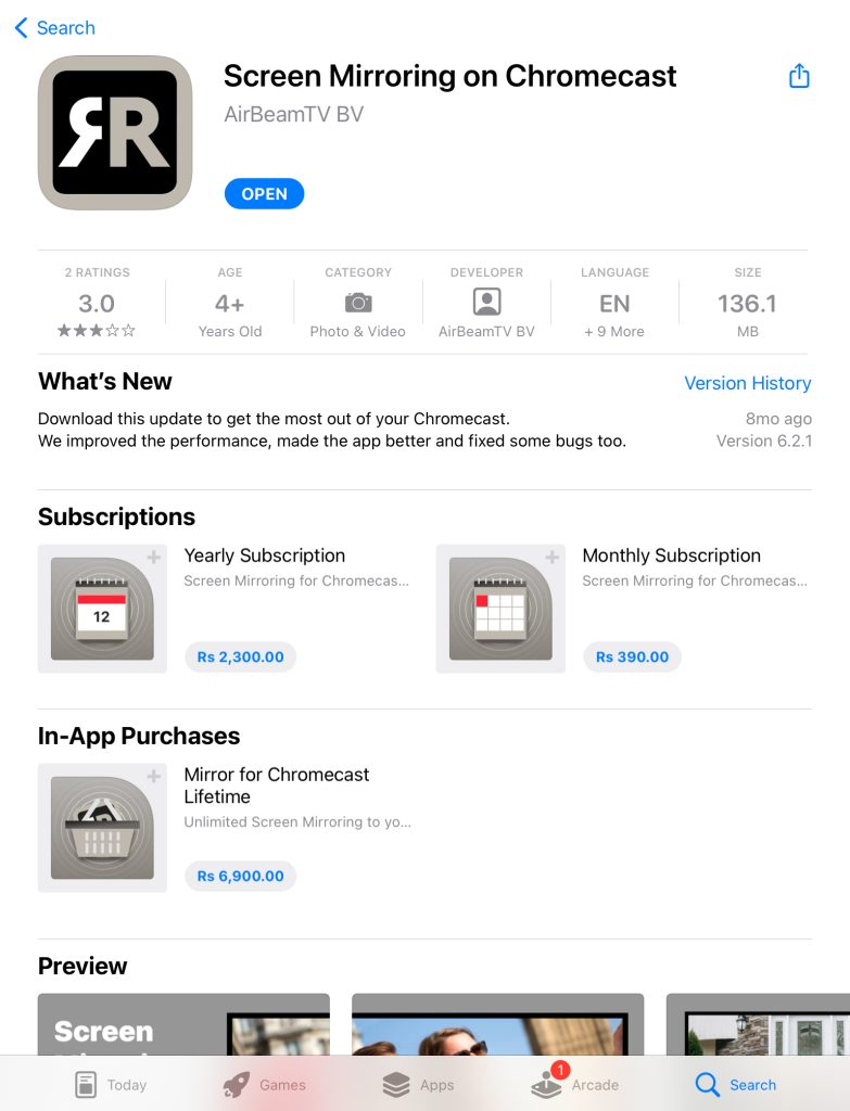 How to Mirror or Cast from iPad to Chromecast