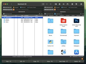 Where is the Applications folder on a Mac?