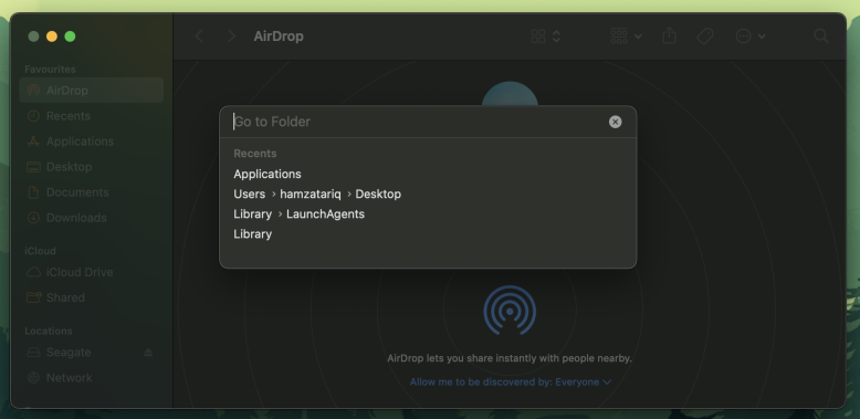 Where is the Applications folder on a Mac?