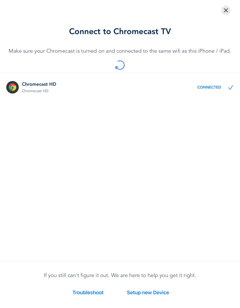 How to Mirror or Cast from iPad to Chromecast