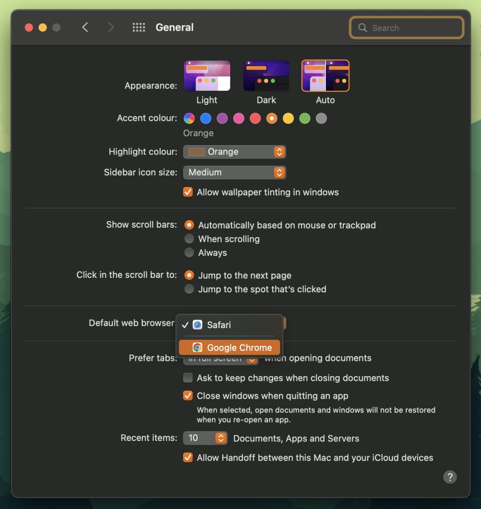 How to change default apps on Mac?