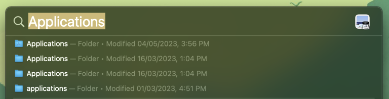 Where is the Applications folder on a Mac?
