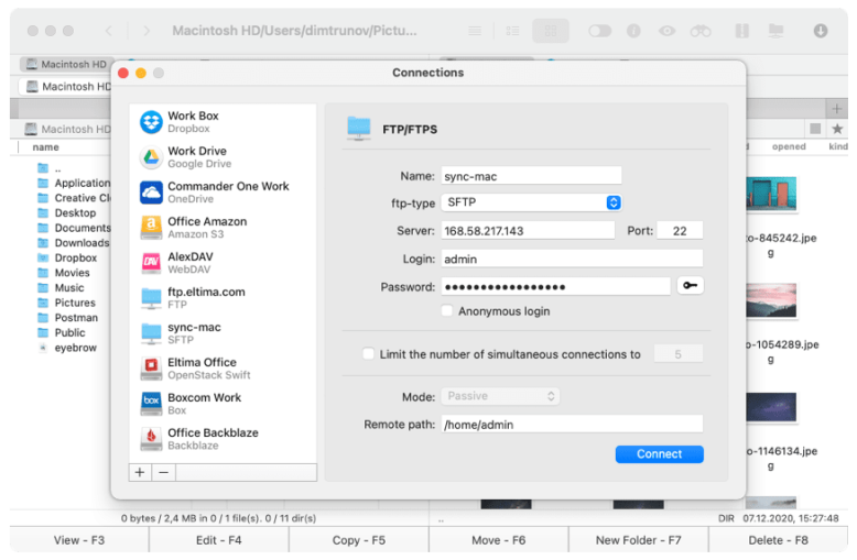 如何在 Mac 上使用 FTP：分步指南 | Commander One