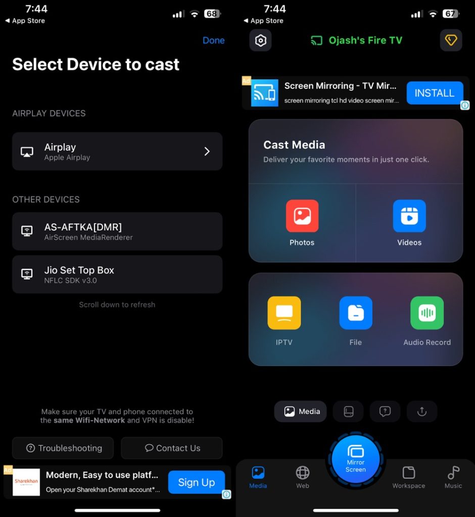 Aplikasi Screen Mirroring Terbaik untuk iPhone - 8 Aplikasi Teratas