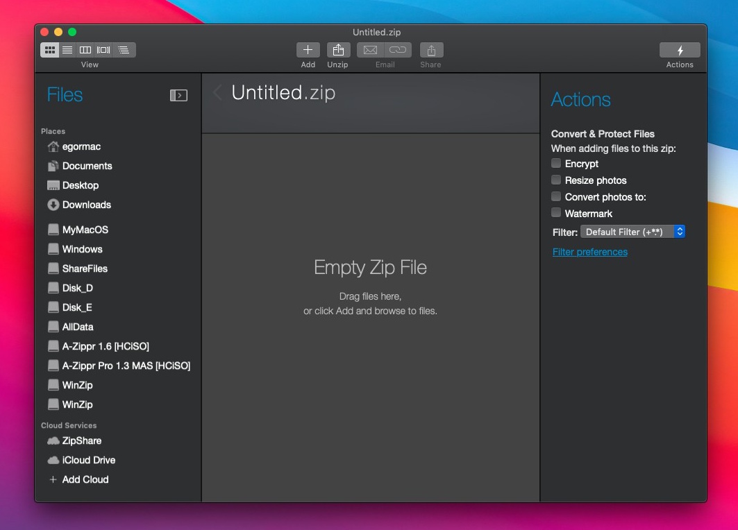 Best compression software for macOS | Commander One