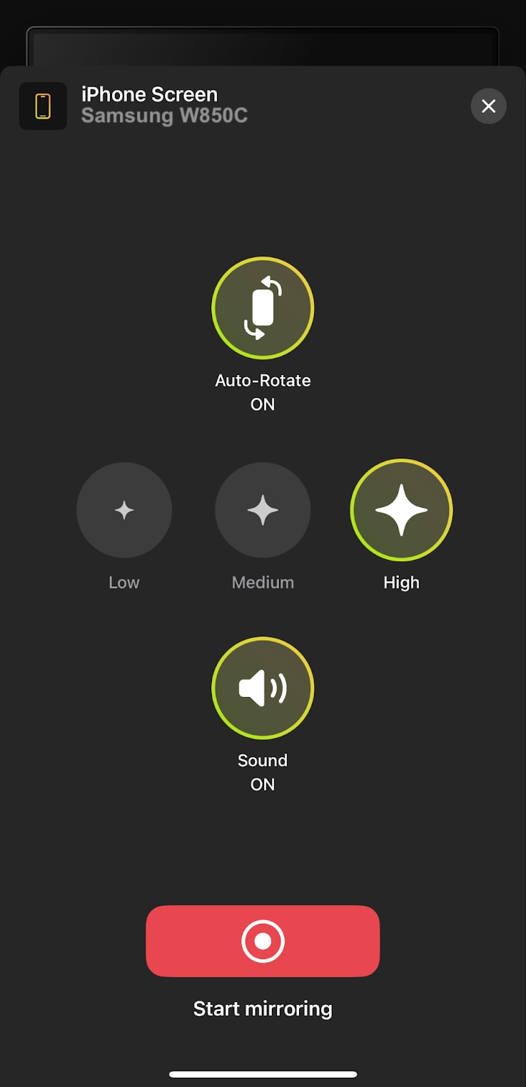 Screen Mirroring iPhone to Samsung TV: Step-by-Step Guide