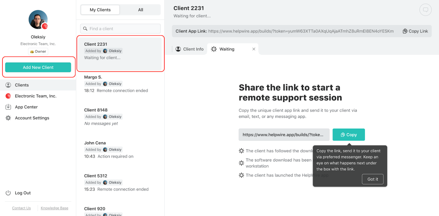 Best Remote Desktop App for Mac | HelpWire for Free and Secure Remote ...