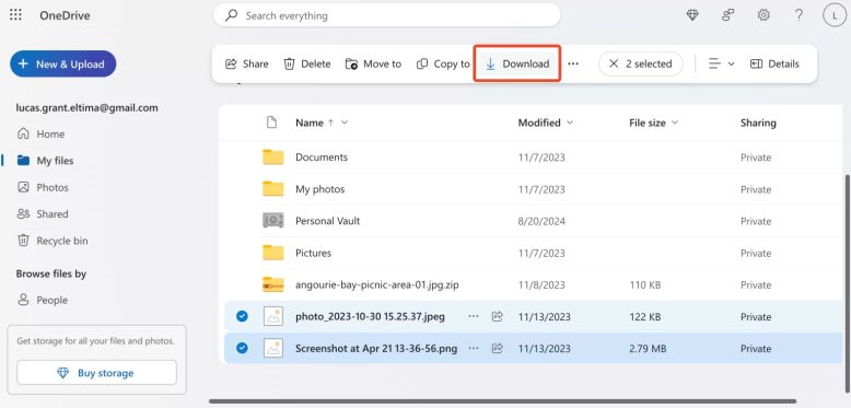 Connect FTP to OneDrive folder: Access and upload files