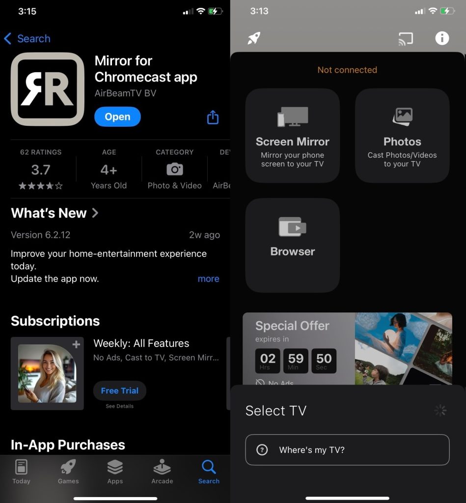 DoCast vs Mirror for Chromecast: Which App Has the Best Features?