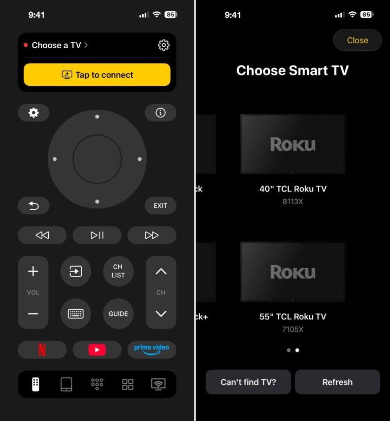 Tips voor probleemoplossing wanneer je Roku-afstandsbedieningsapp niet ...