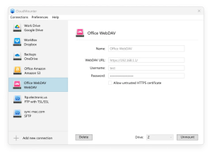 Mount WebDAV on Windows: Map WebDAV as a network drive in File Explorer