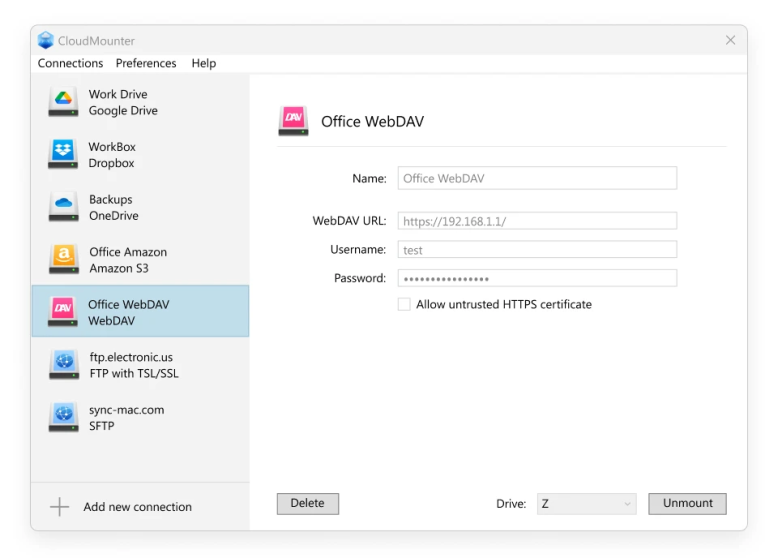Mount WebDAV on Windows: Map WebDAV as a network drive in File Explorer